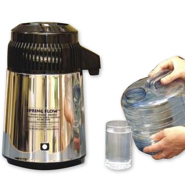 Spring Flow Steam Distiller with Plastic Jug – Water Filter Direct ...